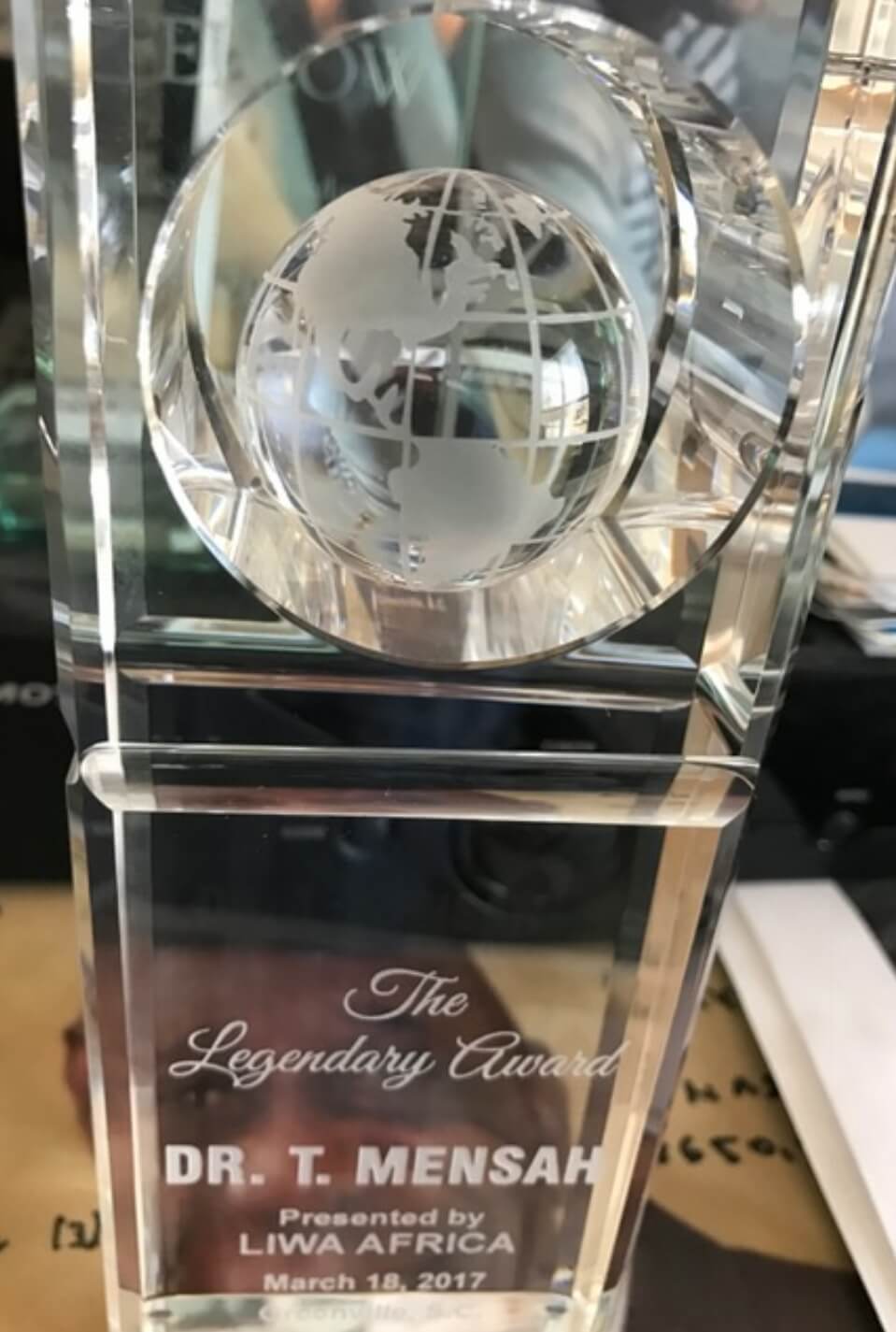 Thandi Tutu-Gxashe Honors Dr. Thomas Mensah, talks of Tutu Desk