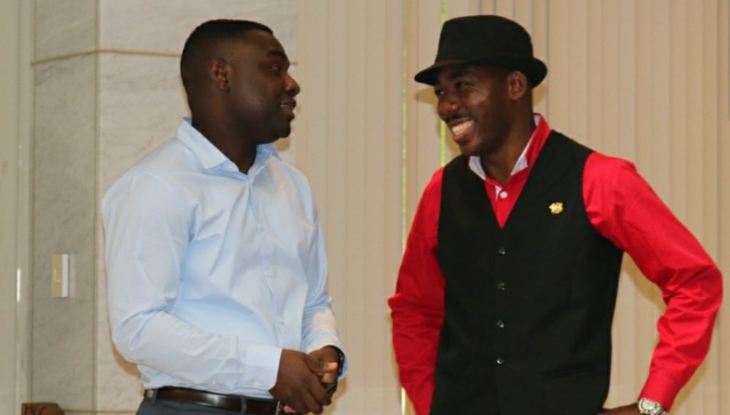 Kevin Taylor of Loud Silence Media (left) in a convo with Oral Ofori of ...