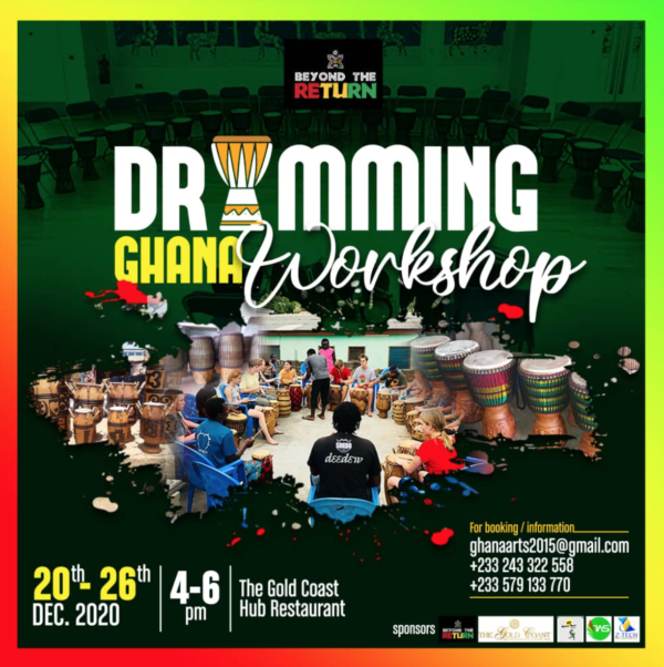 Drumming Ghana Workshop to Celebrate Traditional Ghanaian Styles of Music