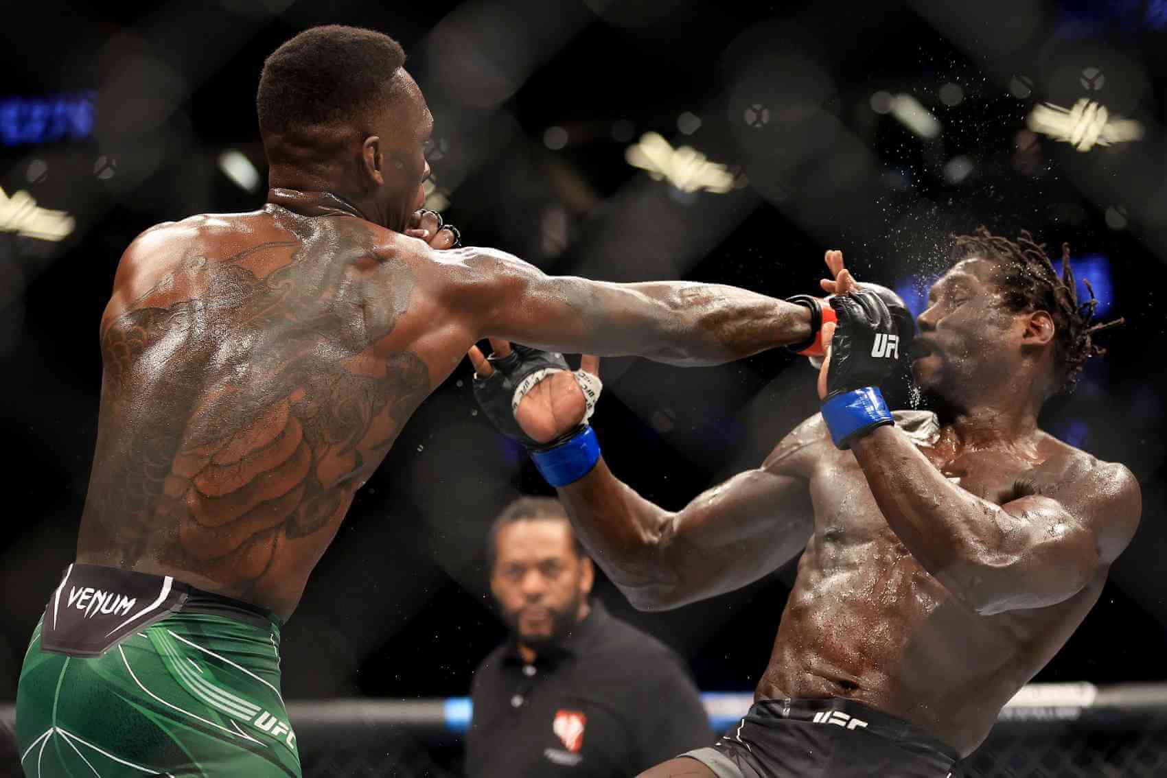 Nigerian Israel Adesanya beats Jared Cannonier to retain UFC title ...