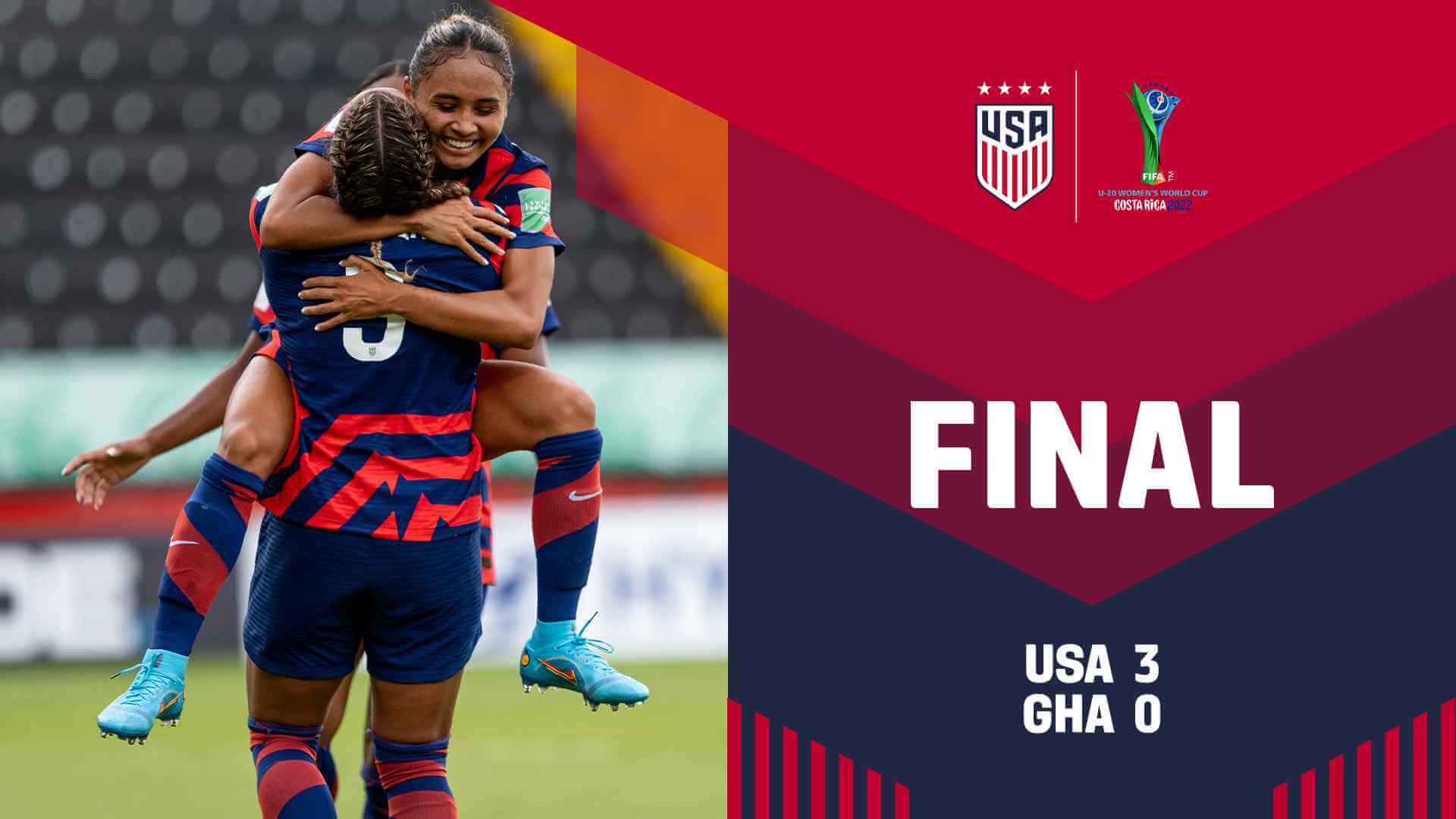 U-20 Women's World Cup 2022: USA beat Ghana 3-0 - TheAfricanDream