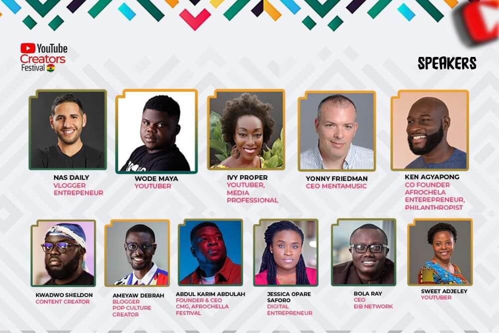 2nd edition of YouTube Creators Festival Ghana to feature all-star ...