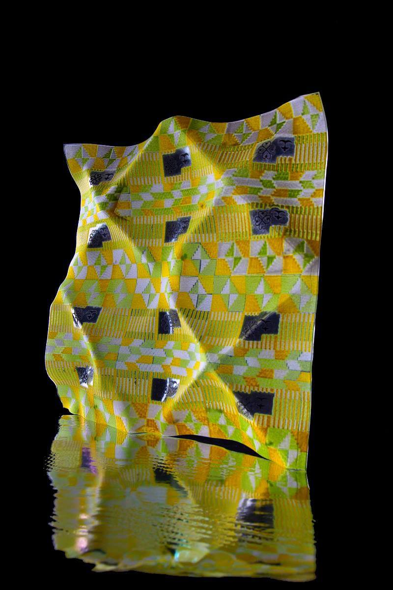 Anthony Amoako-Attah displays tribal identity at Heller Gallery's glass ...