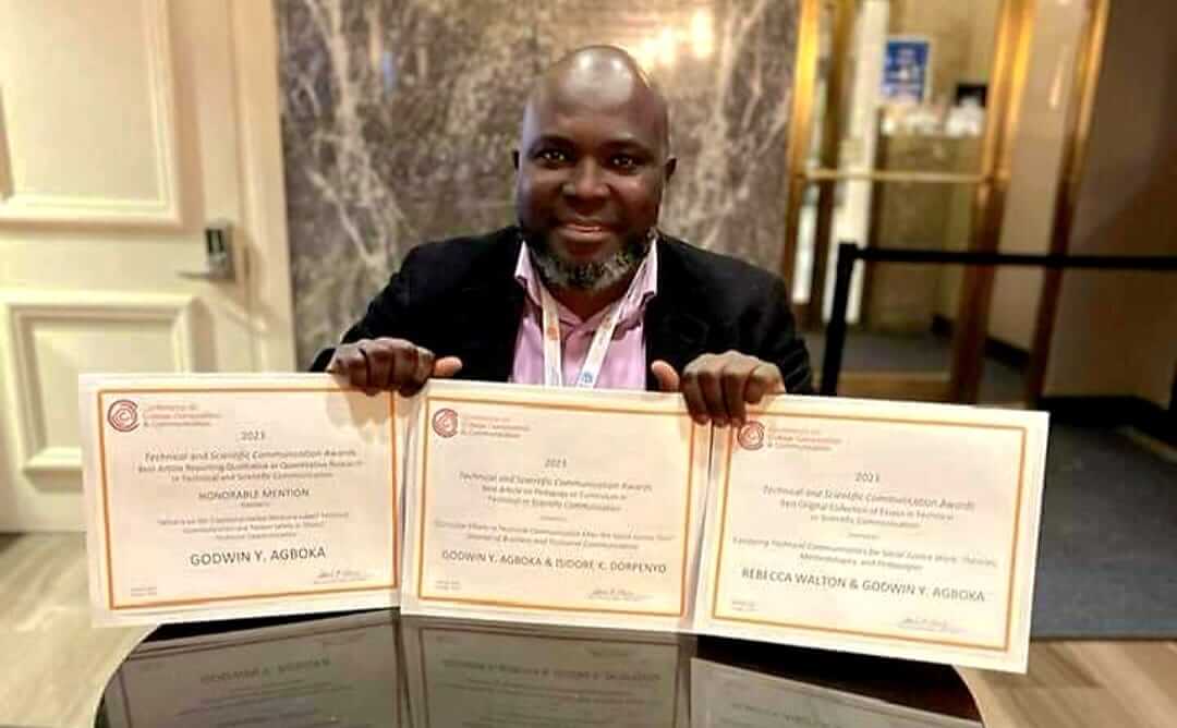 Professor Godwin Agboka wins three academic awards - TheAfricanDream