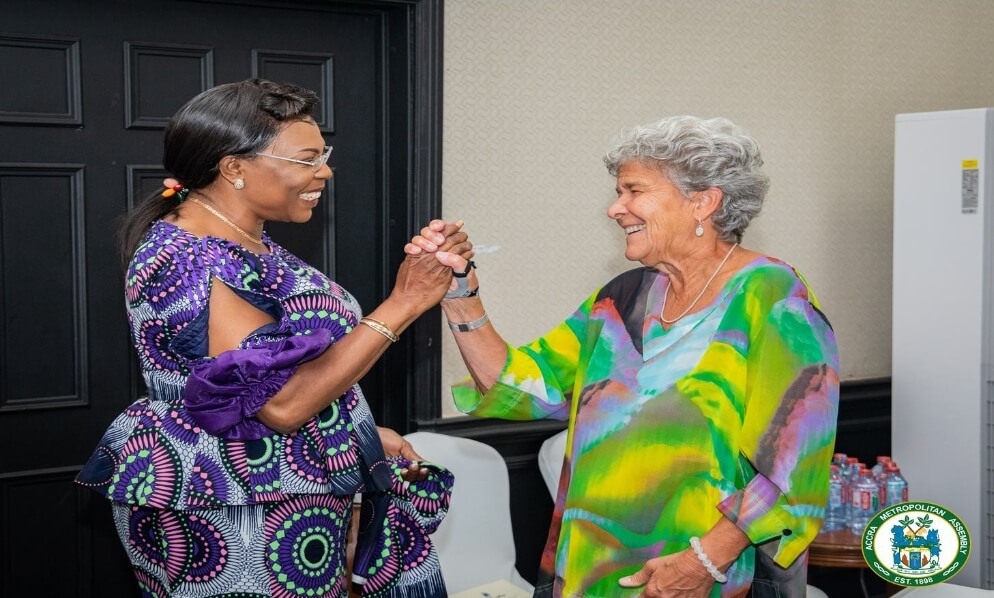First woman Mayor of Accra talks with US Under Sec. of Commerce