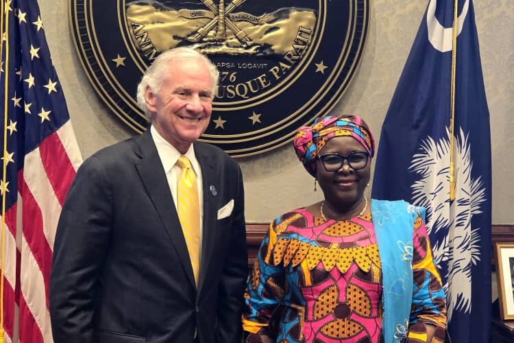 Amb. Alima Mahama visits City of Columbia in South Carolina