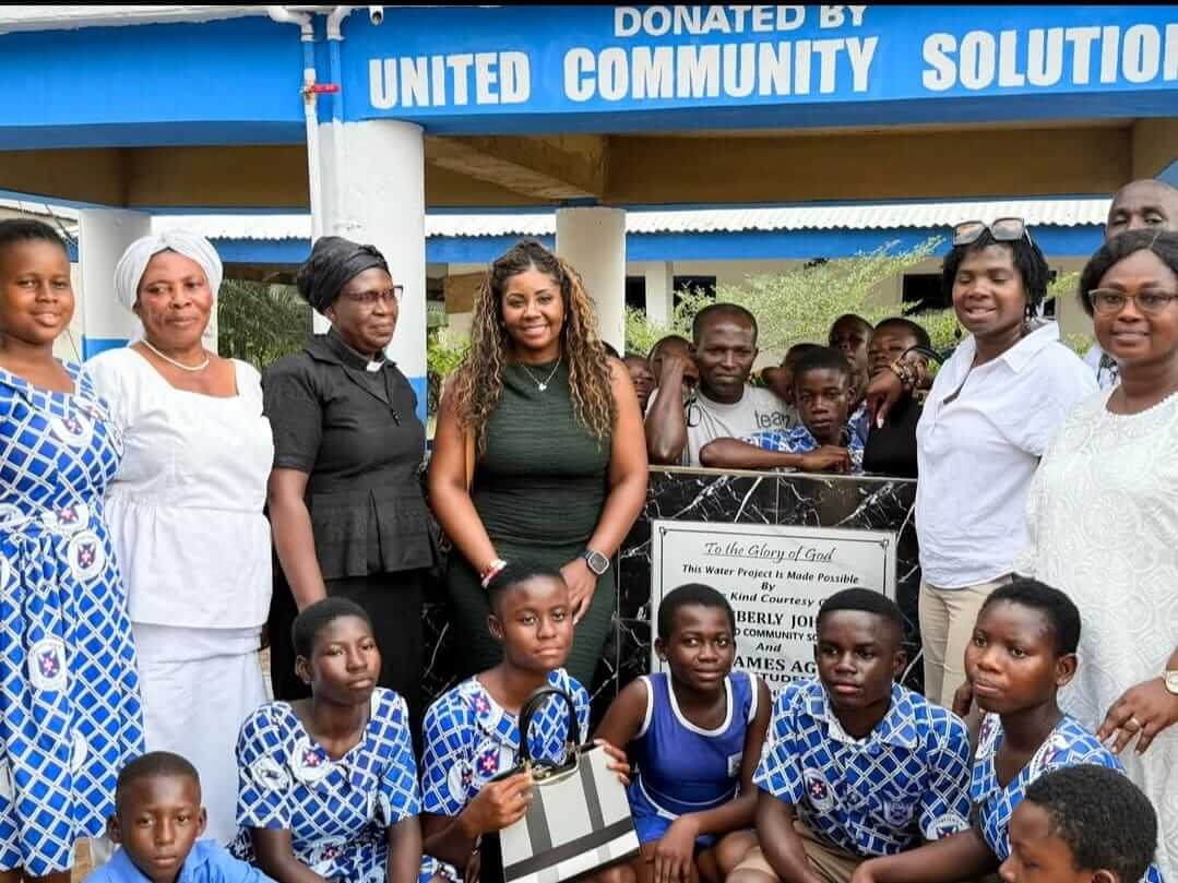 United Comm. Solutions provides clean water to Asuaba Presby