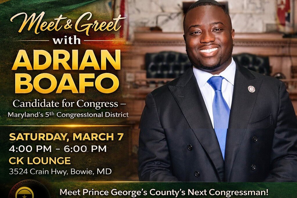 GHPAC-USA backs Del. Adrian Boafo to rep Maryland's 5th District